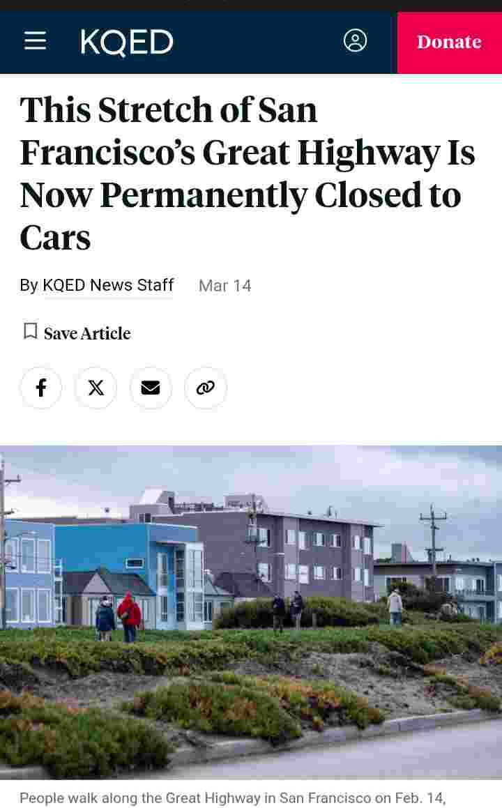 Great Highway Park. Historic Day finally arrives for San Francisco ...