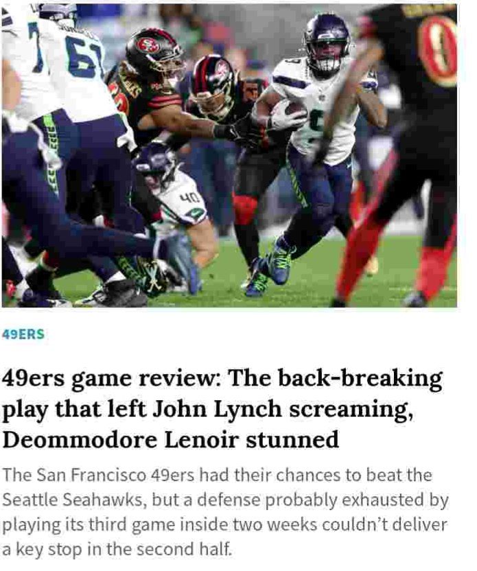 Injury riddled 49ers let it all slip away. Face Wild Card elimination ...